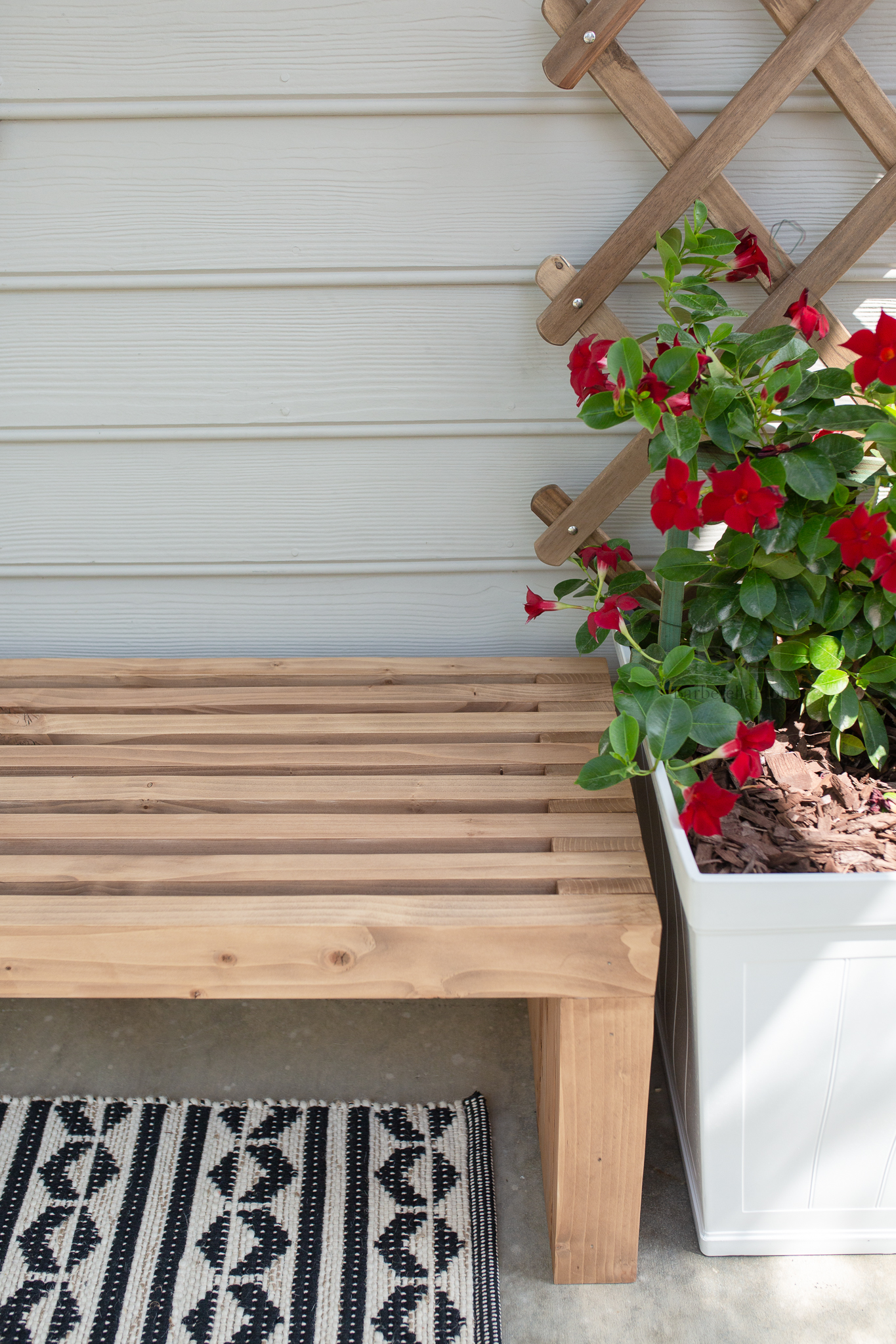 DIY Bench for my Porch Refresh. - BarberellaHome